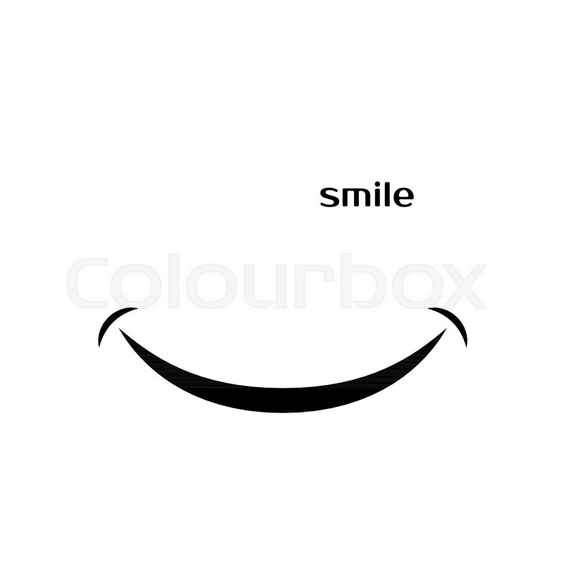 Smile Black And White