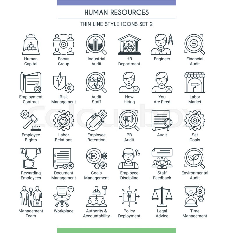 Business management and human ... | Stock vector | Colourbox