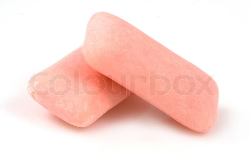 Bubble gum isolated on white | Stock Photo | Colourbox