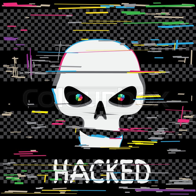 Hacking Skull Logo