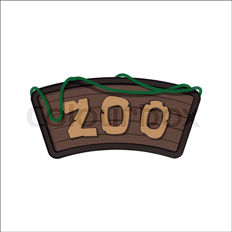 Zoo Sign Cartoon
