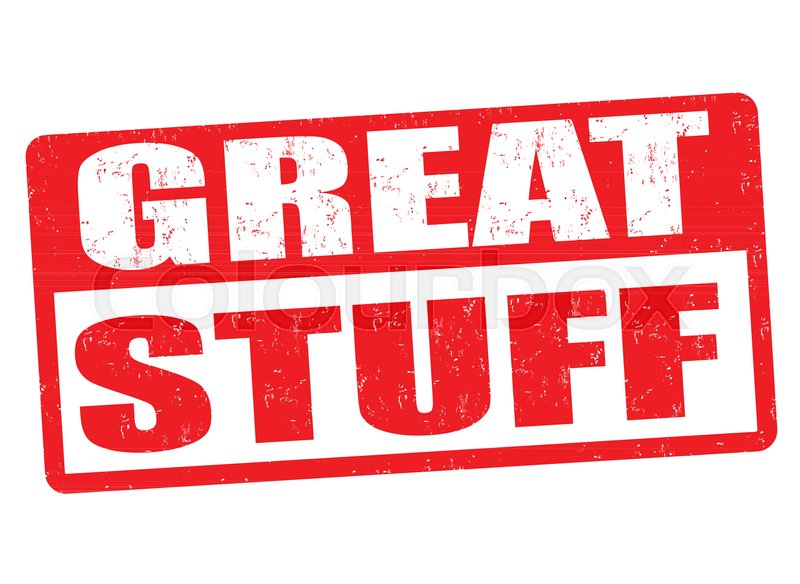 Great stuff grunge rubber stamp on ... | Stock vector | Colourbox