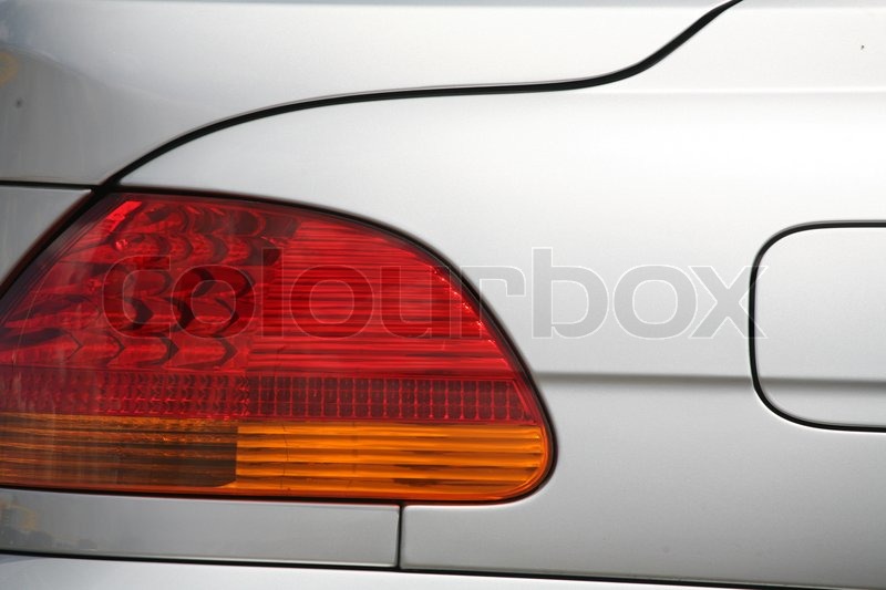 Close up of car backlight | Stock image | Colourbox