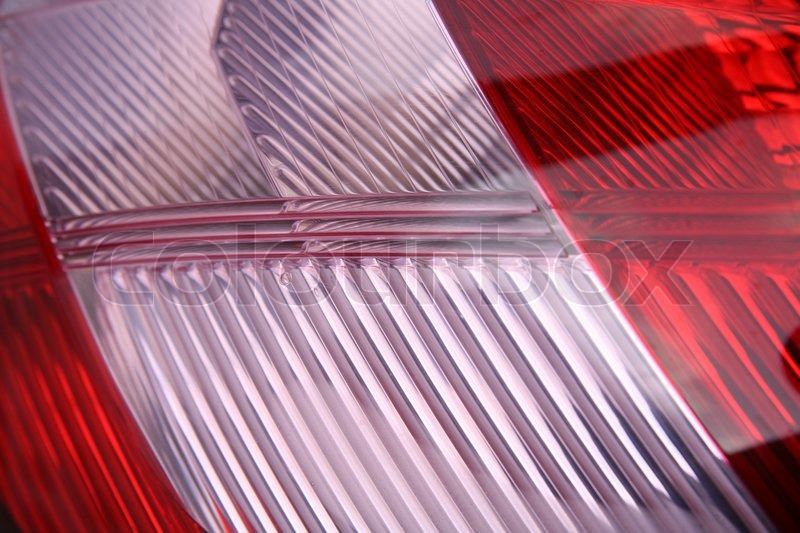 Close up of car backlight | Stock image | Colourbox