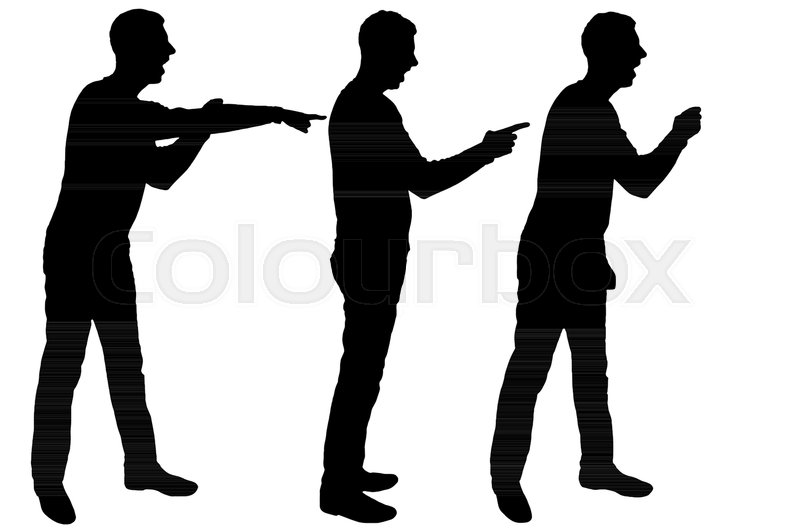 People Scream Vector