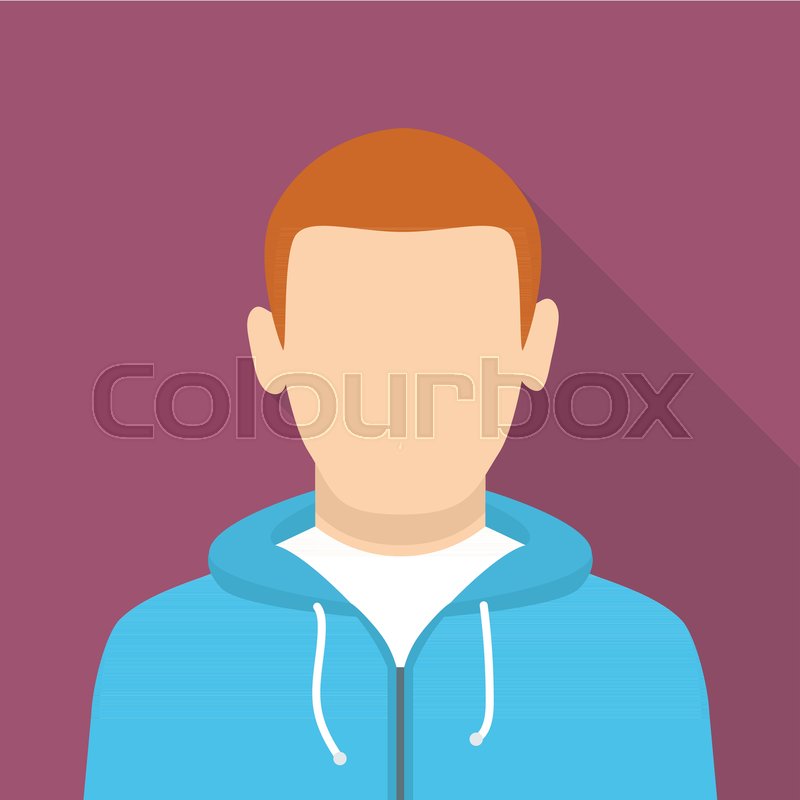 Sportsman icon. Flat illustration of ... | Stock vector | Colourbox