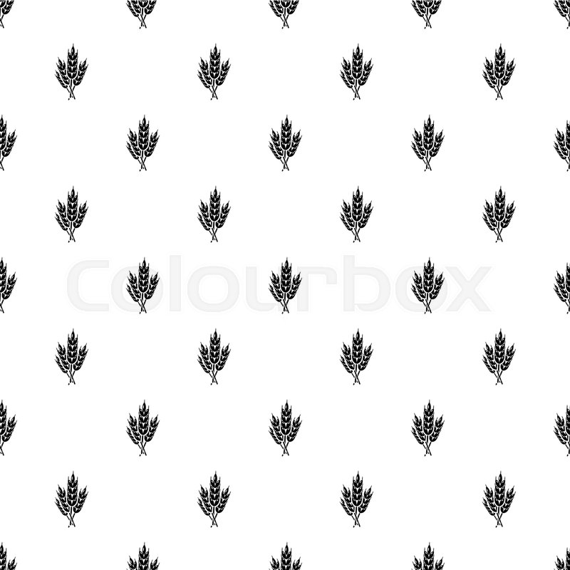 Wheat pattern vector seamless ... | Stock vector | Colourbox