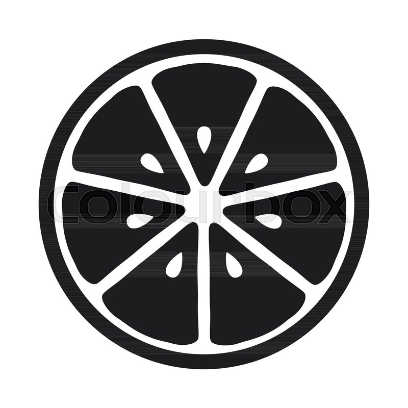 Lemon Vector Black