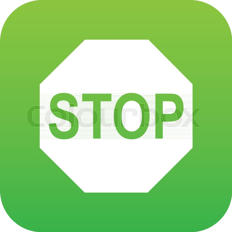 Stop Icon Green