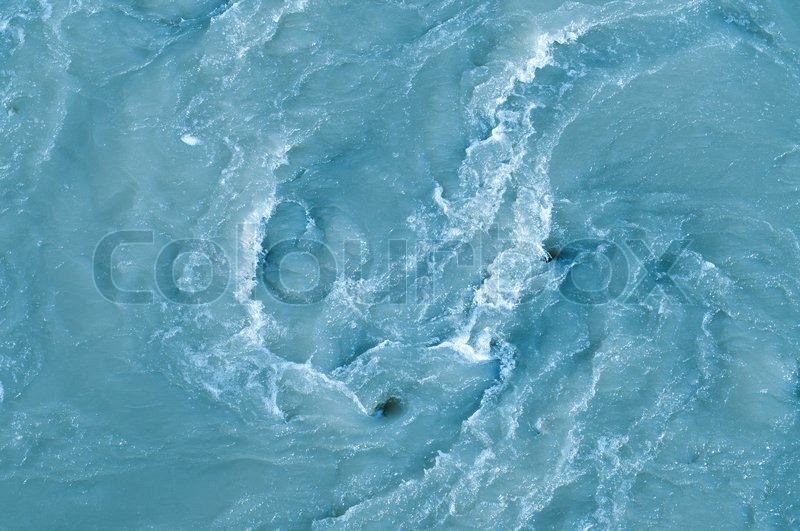 River stream water surface with swirl | Stock image | Colourbox