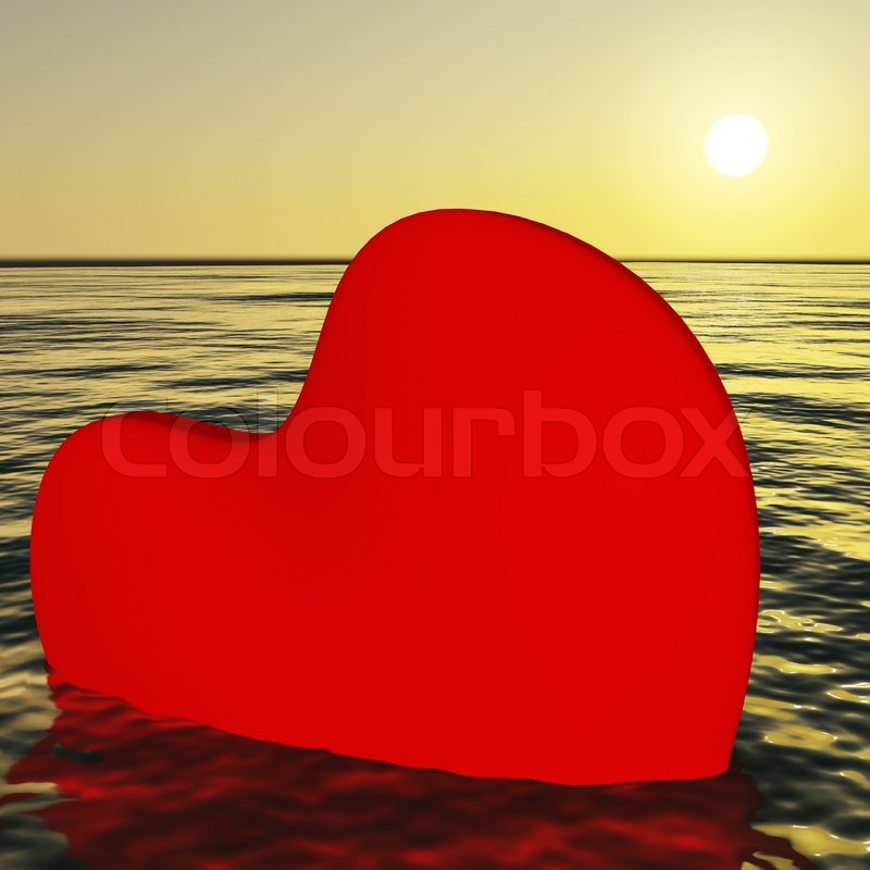Heart Sinking Viser Loss Of Love And ... | Stock foto | Colourbox