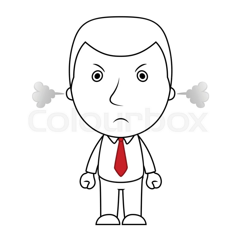 Angry Face Cartoon Steam