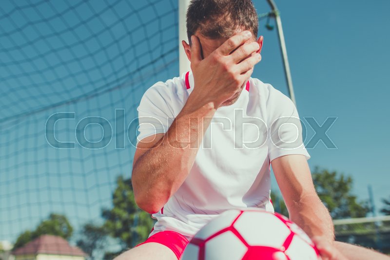 Soccer Fan Frustration. Devastated ... | Stock image | Colourbox