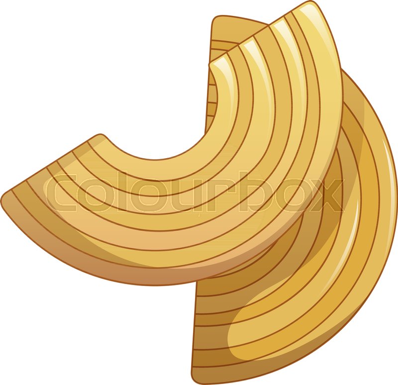 Cornetti rigati icon. Cartoon of ... | Stock vector | Colourbox