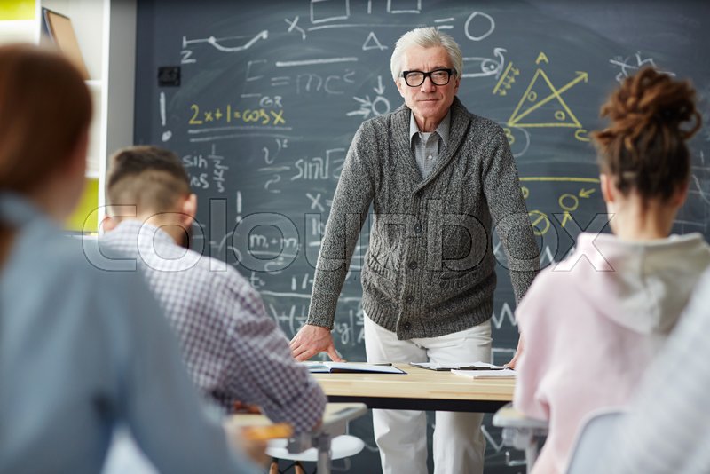 Confident professor in smart casual ... | Stock image | Colourbox