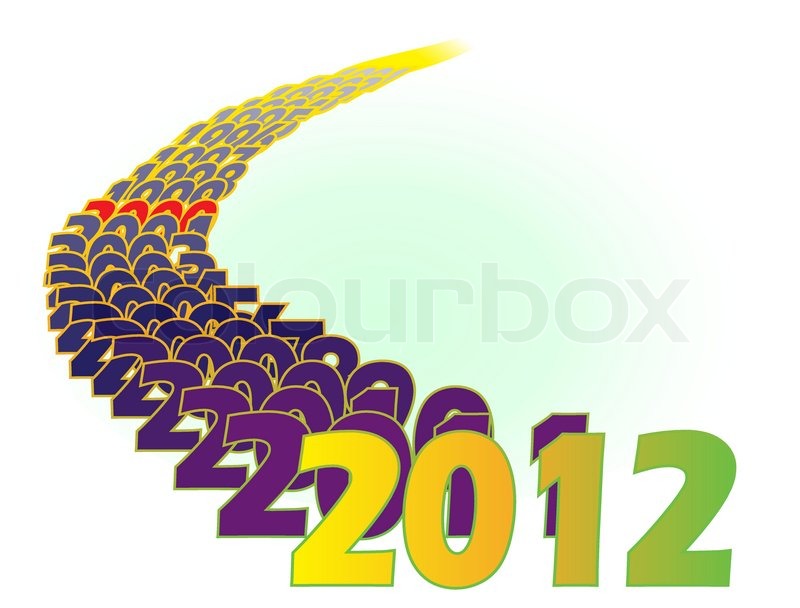 The symbol of infinity of time in the ... | Stock vector | Colourbox