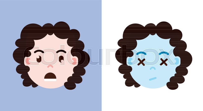 Tired Face Character