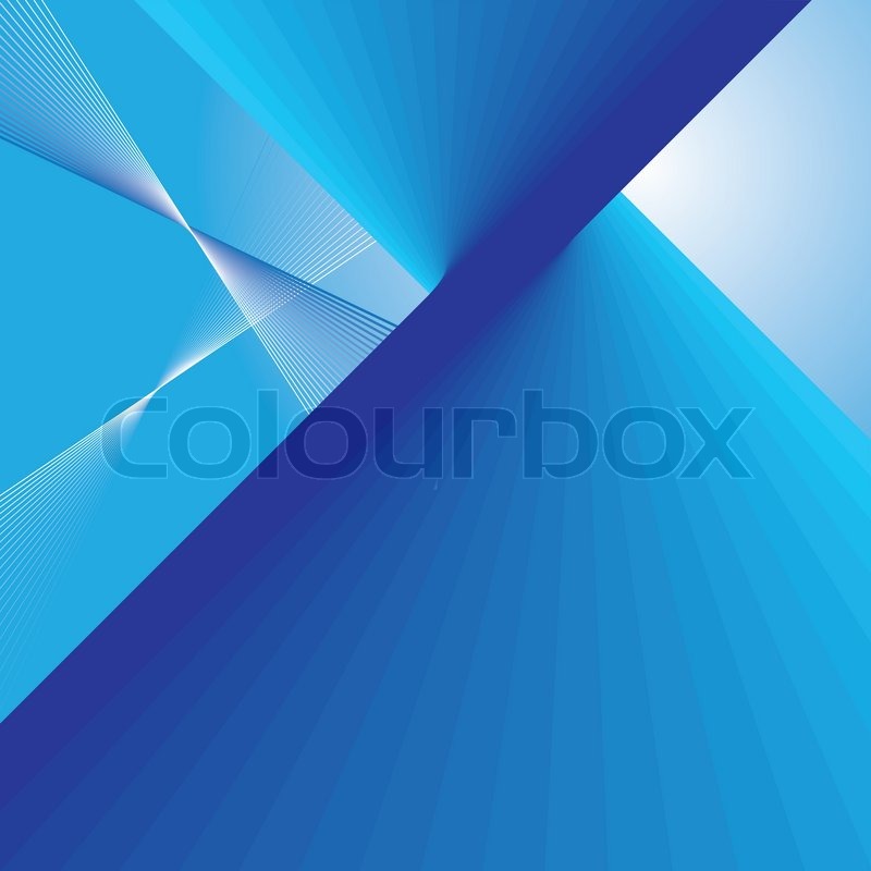 Abstract blue lines Vector ... | Stock vector | Colourbox