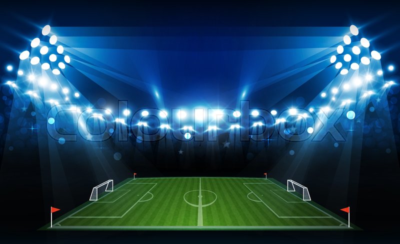 Stadium Lights Vector