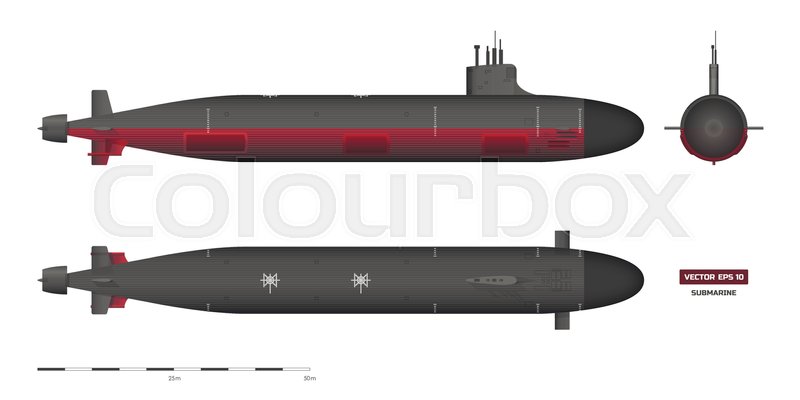 Submarine Side View