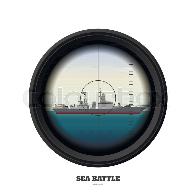 Periscope of submarine. Military ... | Stock vector | Colourbox