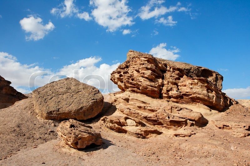 "Scenic weathered orange rock in stone ... | Stock image | Colourbox