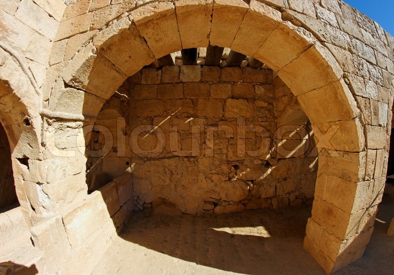 Ancient stone arch and wall | Stock image | Colourbox