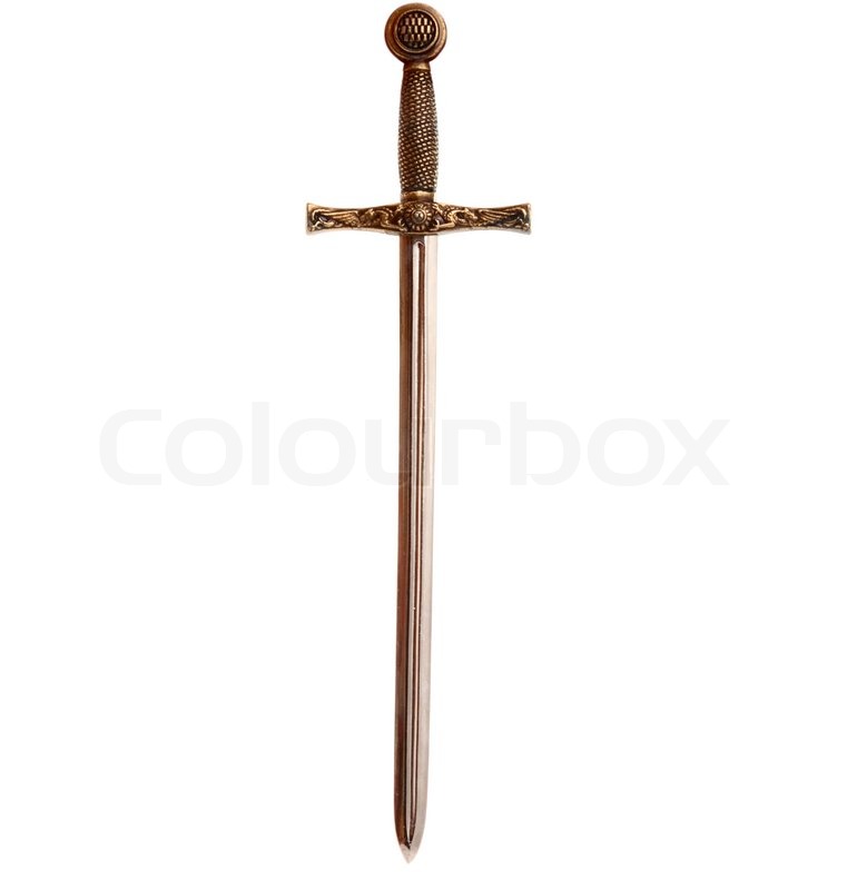 Sword isolated on white background | Stock image | Colourbox
