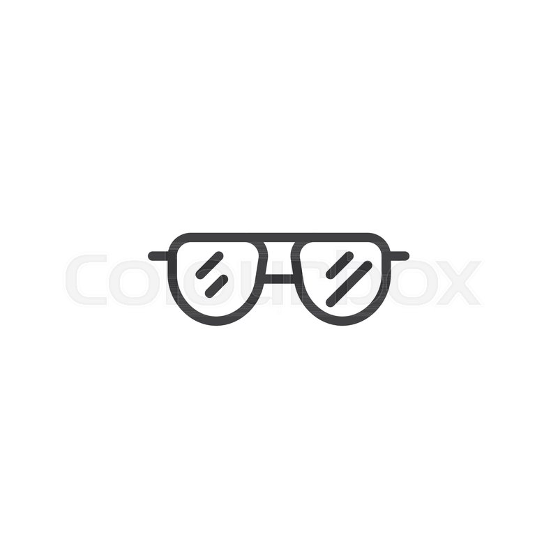 Sunglasses Outline