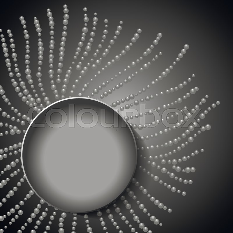 Elegant header design with volumetric ... | Stock vector | Colourbox