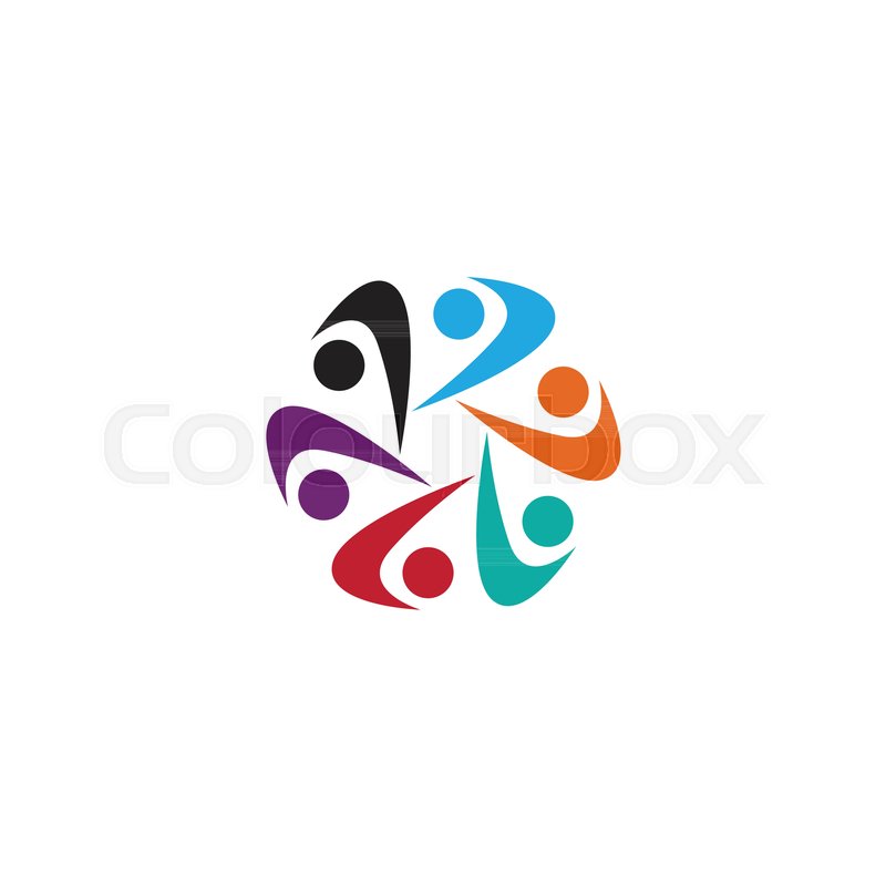 Community people organization logo ... | Stock vector | Colourbox
