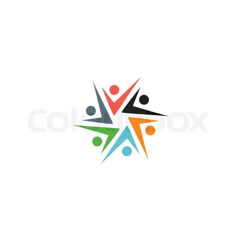 Community people organization logo ... | Stock vector | Colourbox