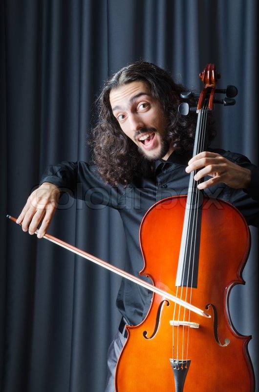 Guy Playing Cello