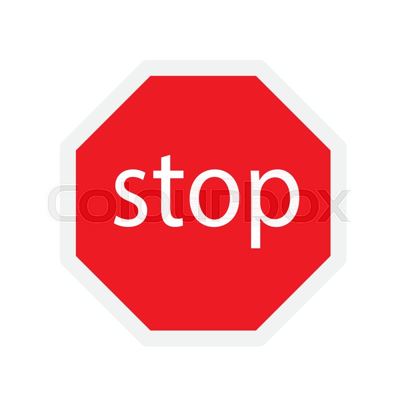 Traffic signs Stop. vector ... | Stock vector | Colourbox
