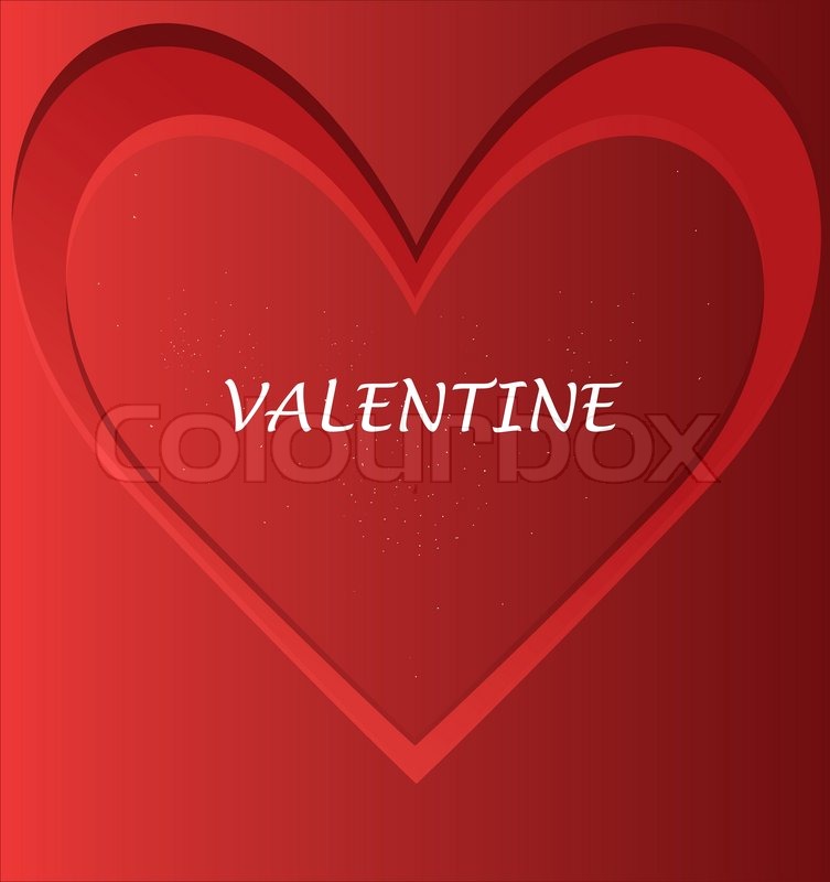Valentine hjerte | Stock vektor | Colourbox