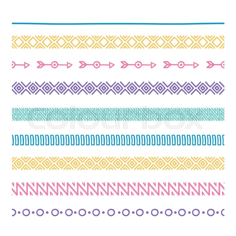 Single Line Borders Designs