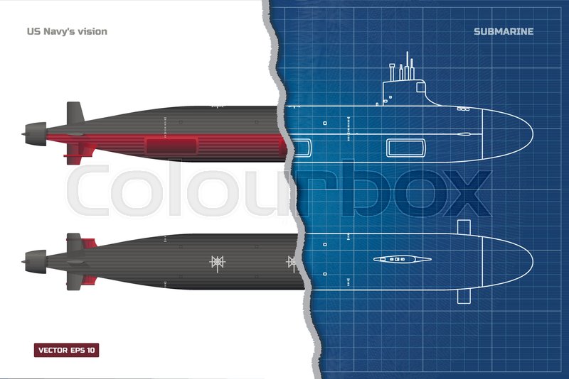 Submarine Side View