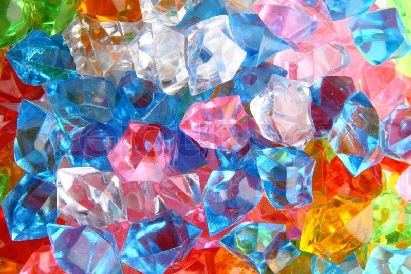 Color plastic gems as nice luxury background | Stock Photo | Colourbox