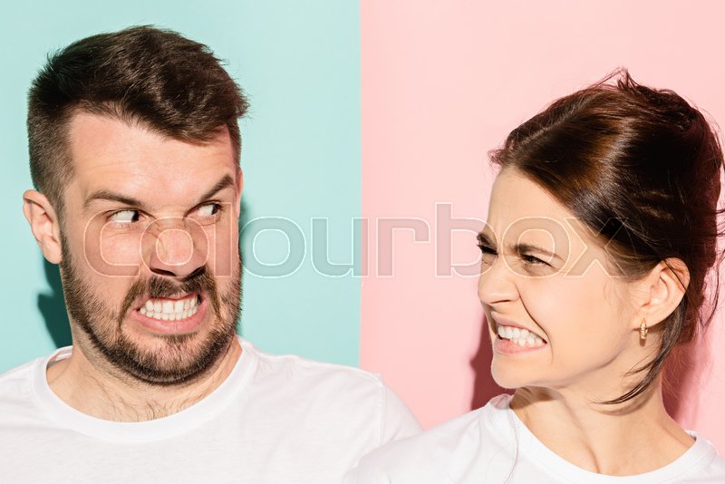 Angry Couple Fighting