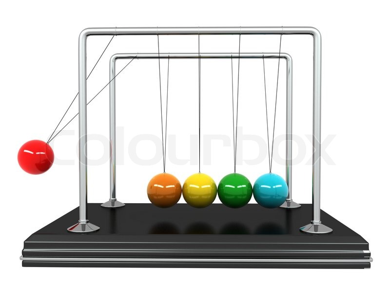 Pendulum on white isolated background | Stock image | Colourbox