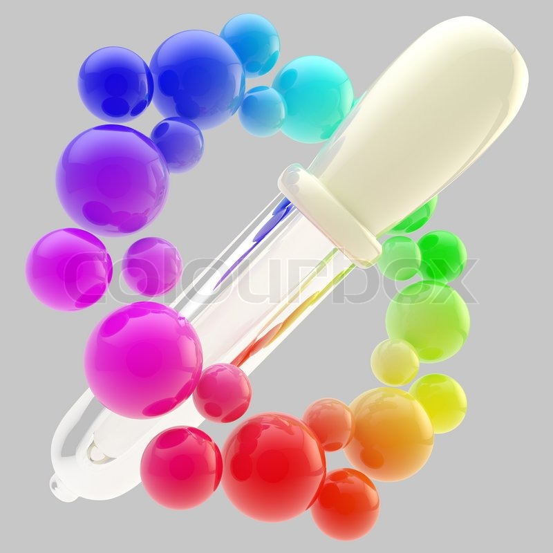 Gradient glossy color picker icon ... | Stock image | Colourbox