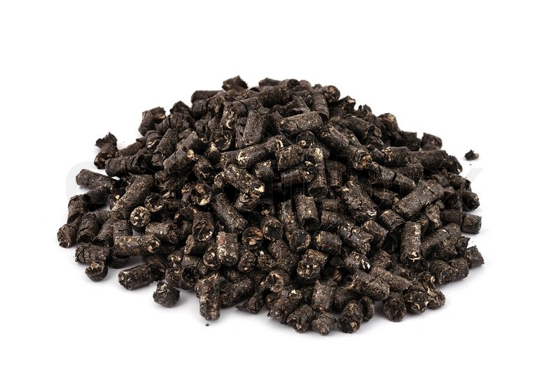 Pellets on a white background | Stock image | Colourbox