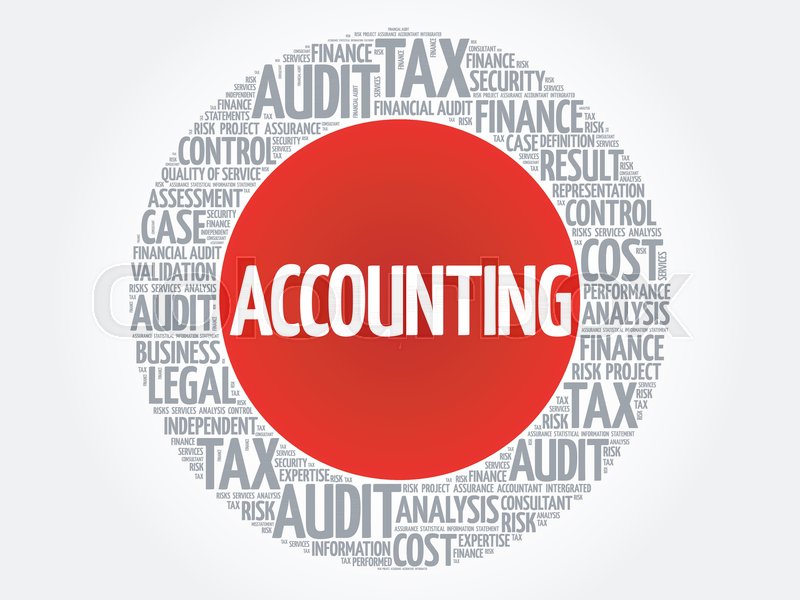 ACCOUNTING word cloud collage, ... | Stock vector | Colourbox