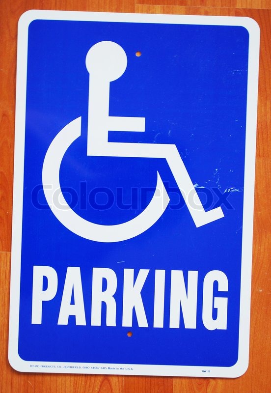 Handicap skilt | Stock foto | Colourbox