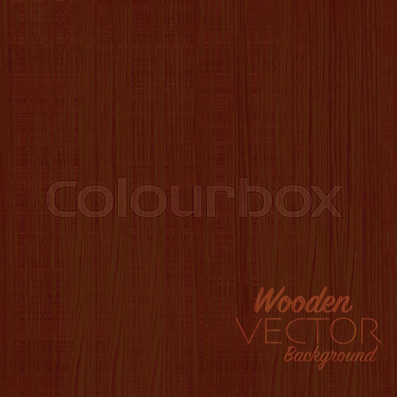 Top view of wooden desktop surface, ... | Stock vector | Colourbox