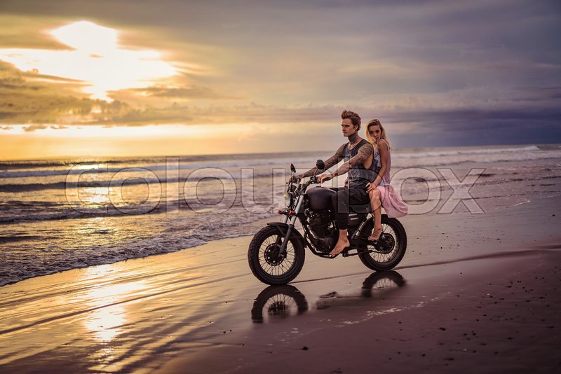 Motorcycle Sunrise