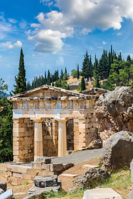 Athenian Treasury At Delphi