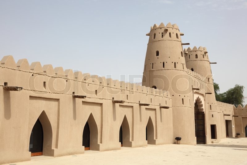 Ancient fort of Al Ain, Emirate Abu ... | Stock image | Colourbox