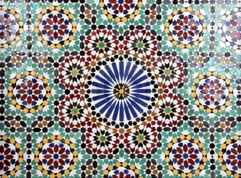 Oriental mosaik i en moske , Sultanatet ... | Stock foto | Colourbox