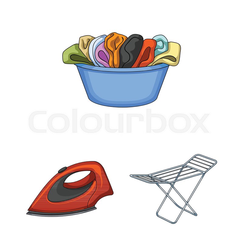 Cleaning Equipment Cartoon